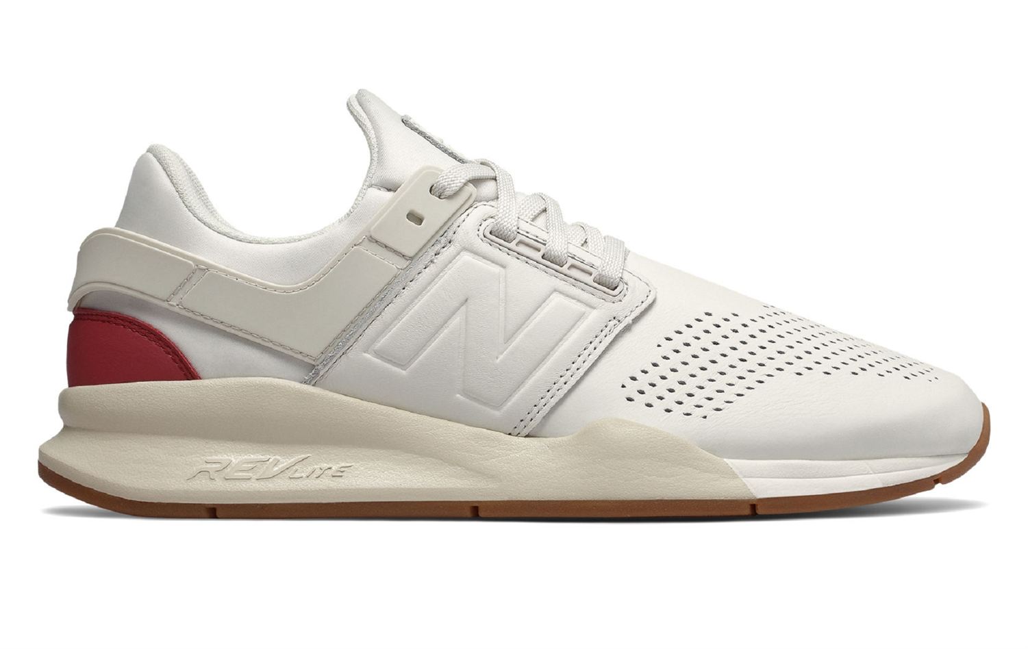 New balance ms247 d gv sea malt blanc